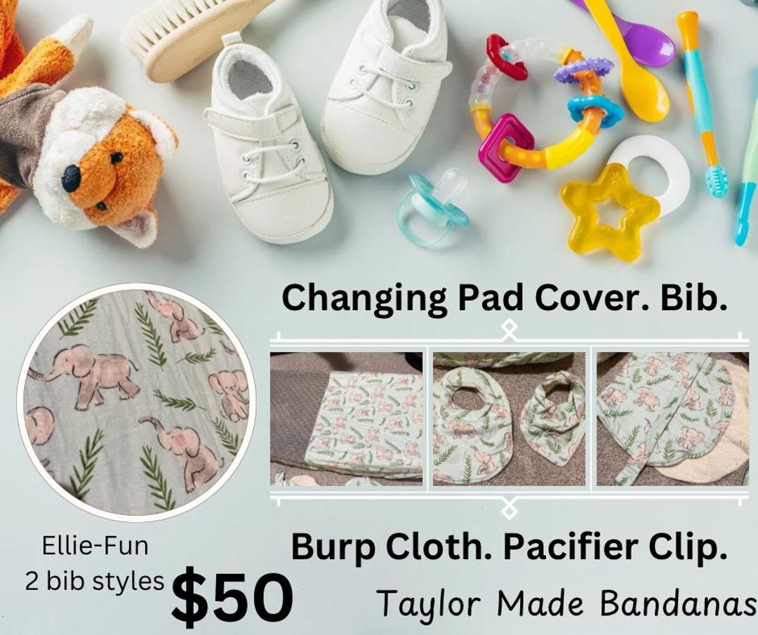 Ellie-fun Elephant Nursery Baby Set - Etsy