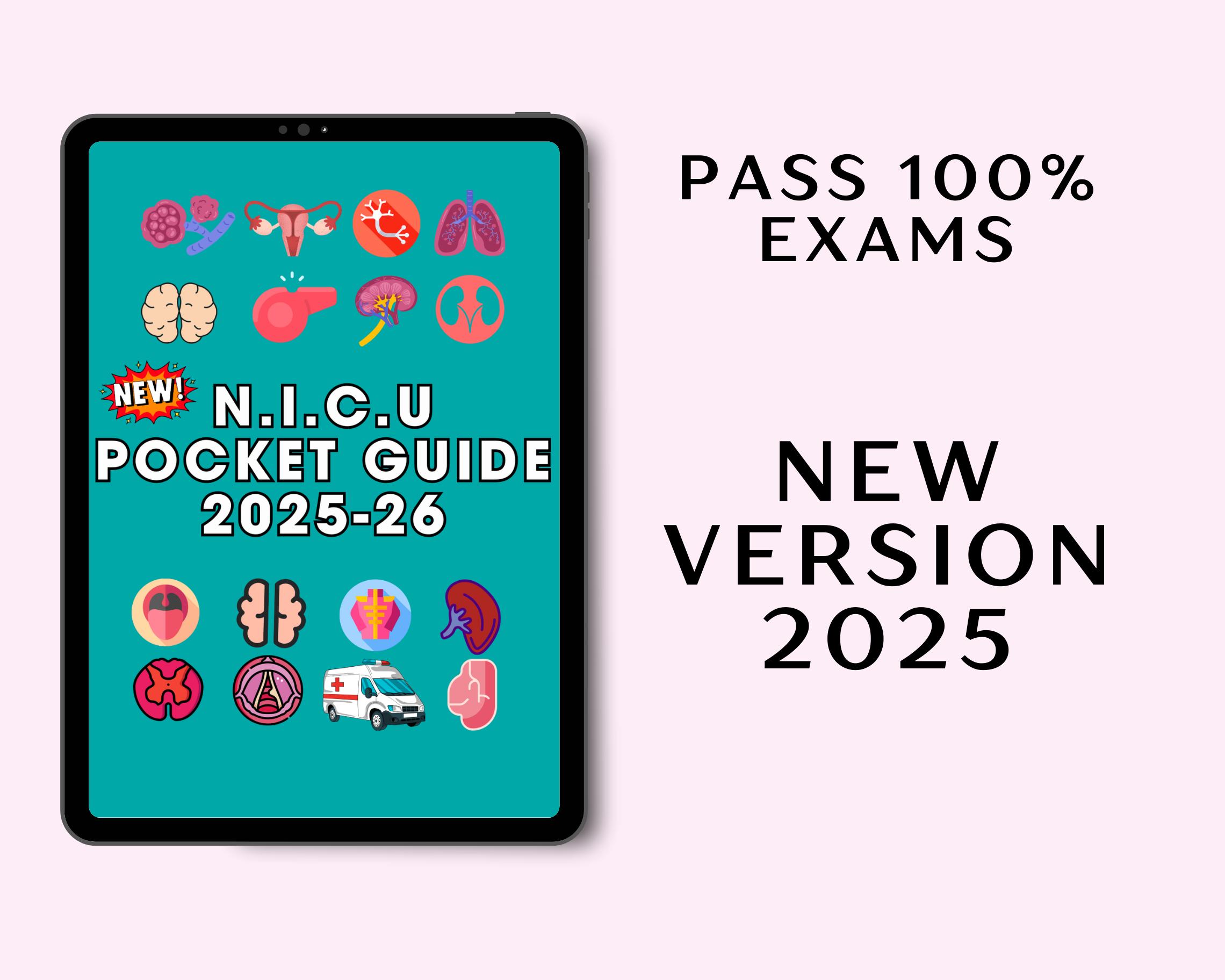 NICU Nurse Pocket Guide | Neonatal Study Reference (digital Download ...
