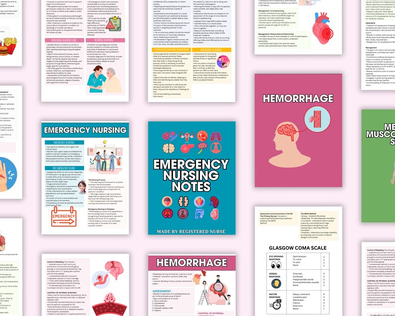 Critical Care Nursing 2024 Edition, ICU Study Guide, Med Surg, Nursing ...