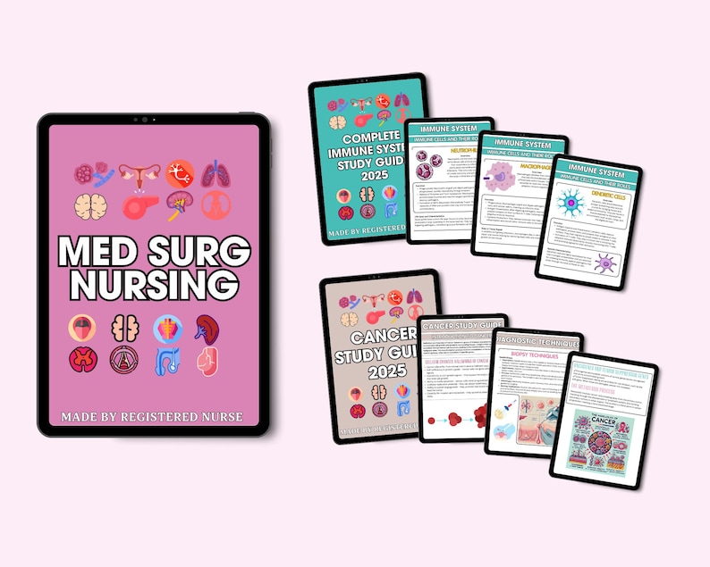MEGA BUNDLE Nursing School Notes, Guide for Nursing Students ...
