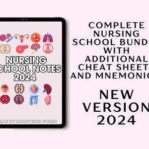 Comprehensive Nursing School Bundle With Hyperlinked | Study Guide ...