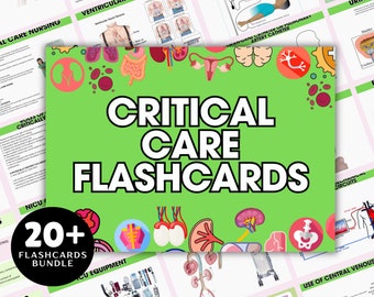 Critical Care Nursing 2024 Edition, ICU Study Guide, Med Surg, Nursing ...
