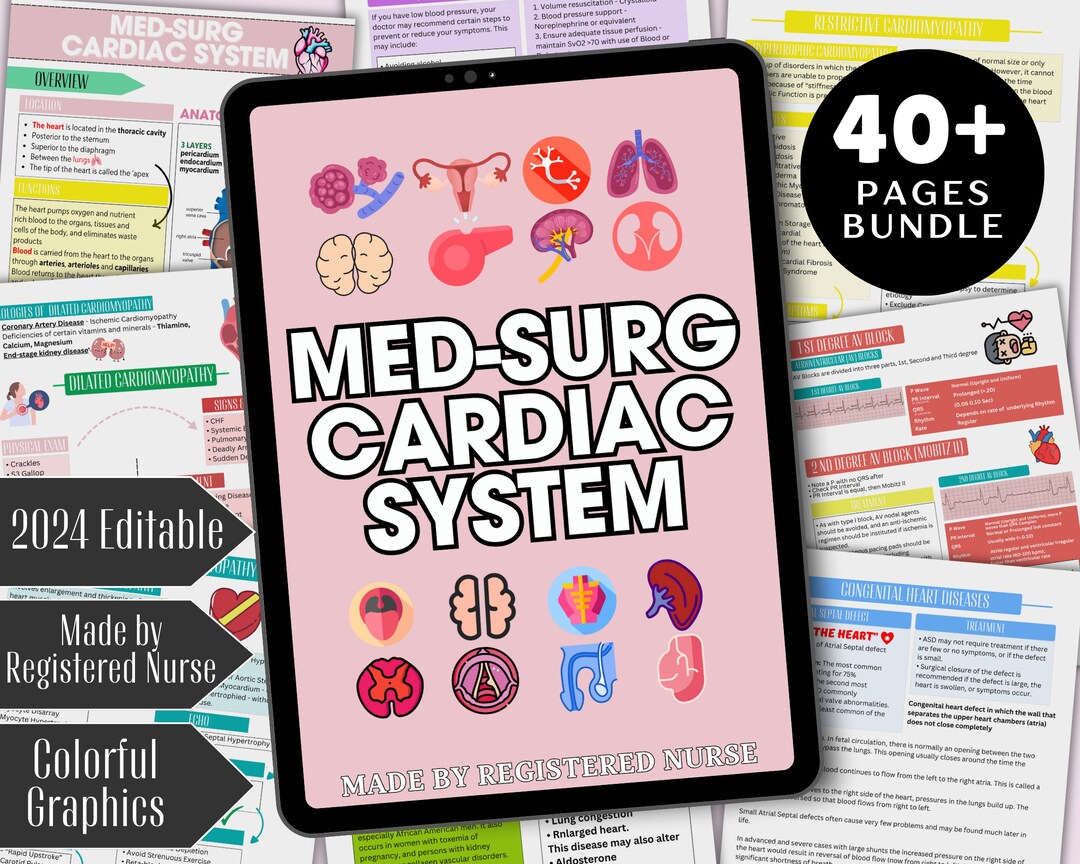 Cardiovascular System and Disorders With Cardiac Rhythms 2024 Nursing ...