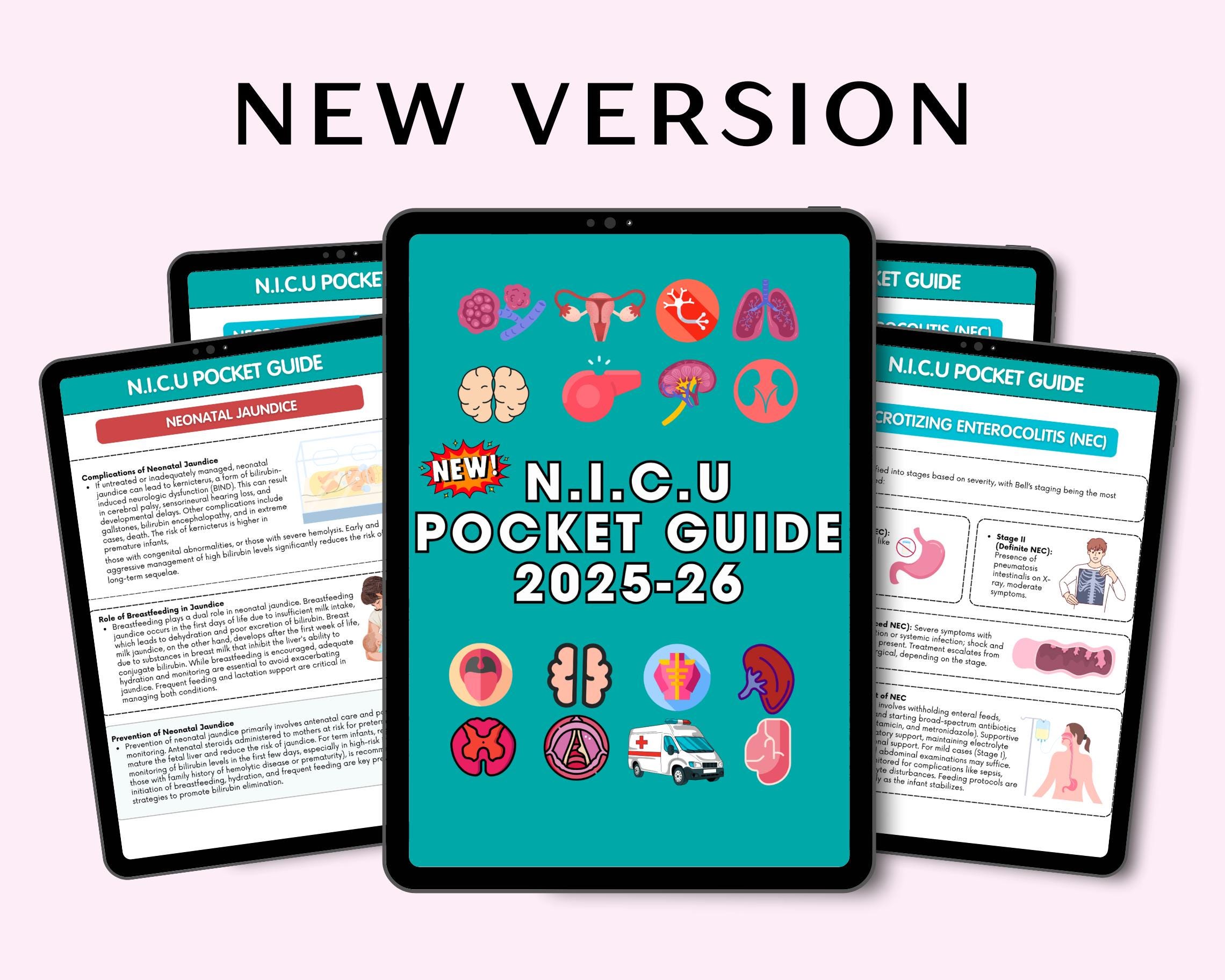 NICU Nurse Pocket Guide | Neonatal Study Reference (digital Download ...
