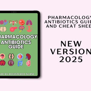 Antibiotics Pharmacology Bundle | Antibiotics Cheat Sheets | Nursing ...