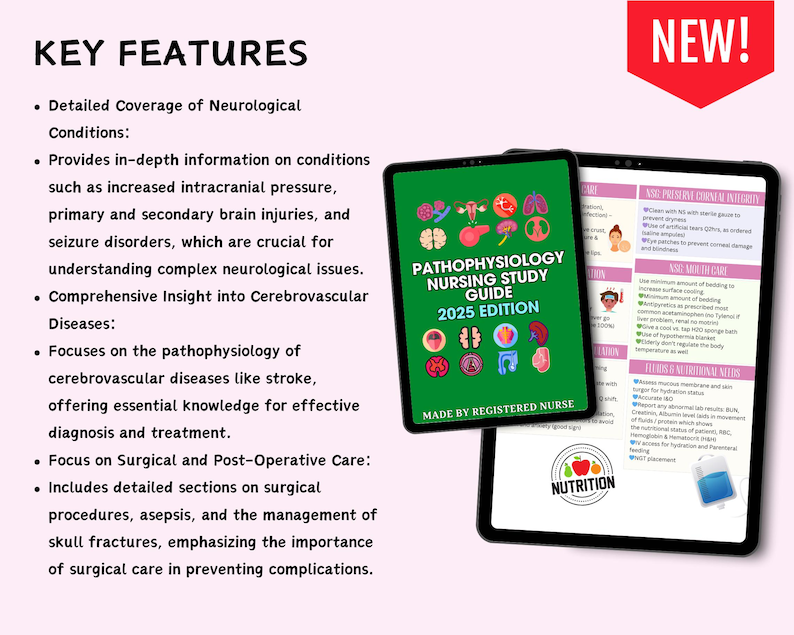 Pathophysiology Bundle With Flashcards, Quizzes, Stickers, Hyperlinked ...