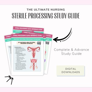 Sterile Processing Quick Reference Guide, CRCST CBSPD Exam Prep ...