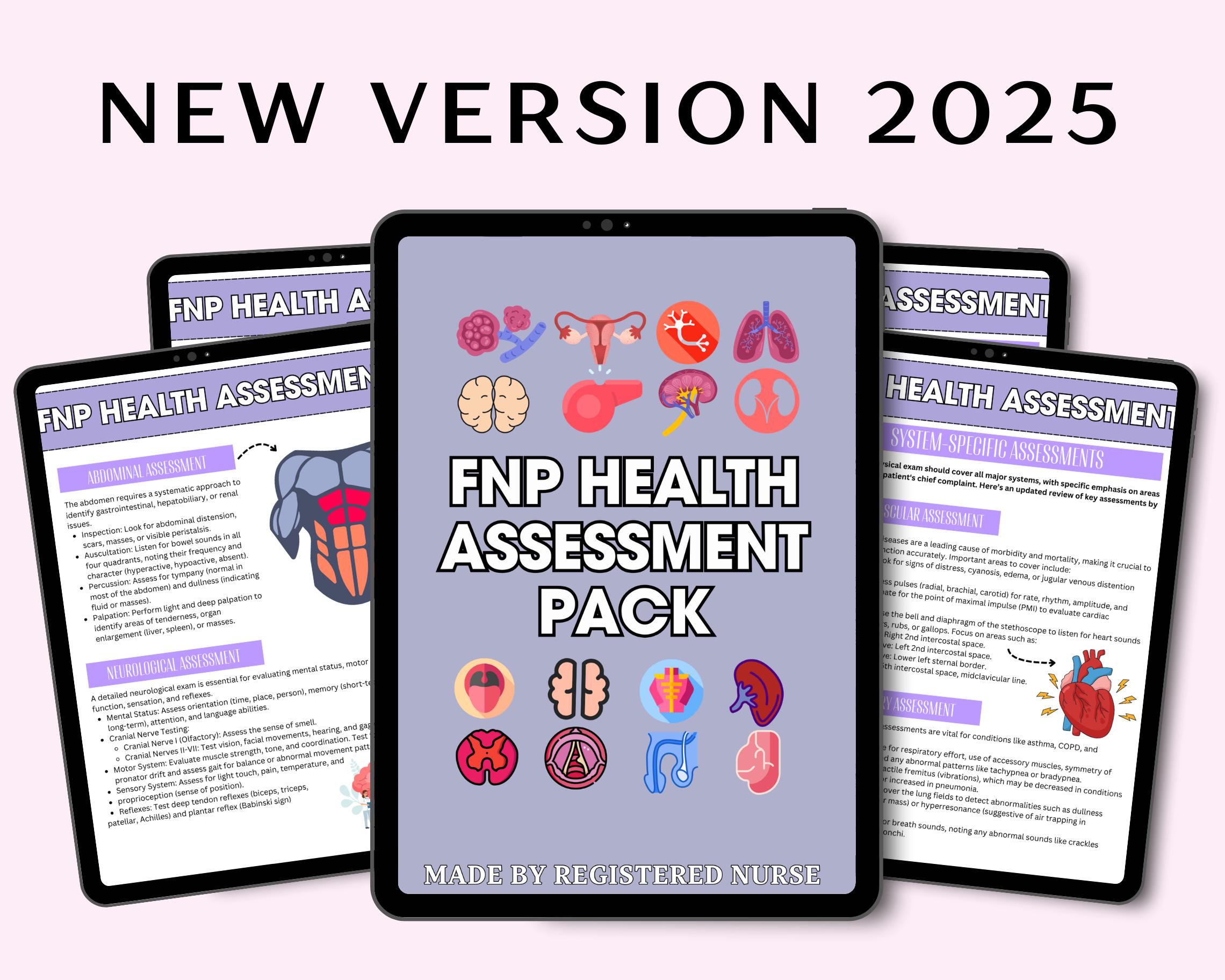 UPDATED for 2025! Fnp Health Assessment, FNP Studyguide, FNP Nervous ...
