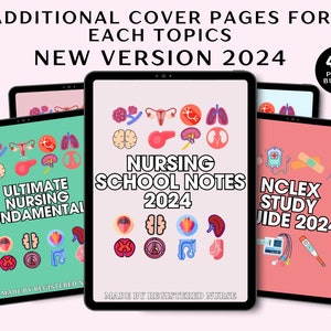 Comprehensive Nursing School Bundle With Hyperlinked | Study Guide Bundle | Nursing School Note ...