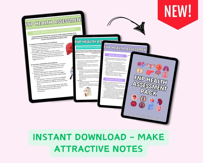 UPDATED for 2025! Fnp Health Assessment, FNP Studyguide, FNP Nervous ...