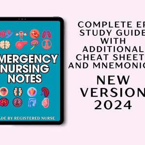 Critical Care Nursing 2024 Edition, ICU Study Guide, Med Surg, Nursing ...