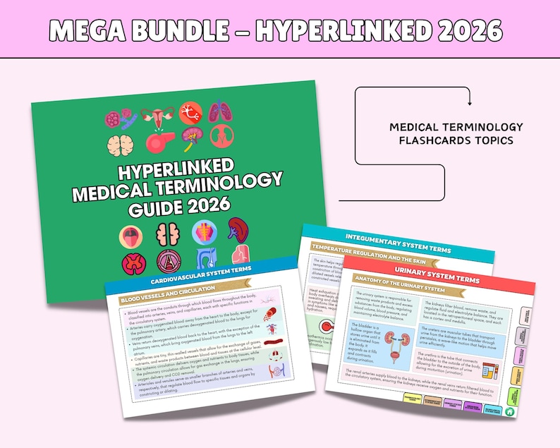 Medical Terminology Study Guide, Prefixes, Suffixes, Abbreviations, EMS ...