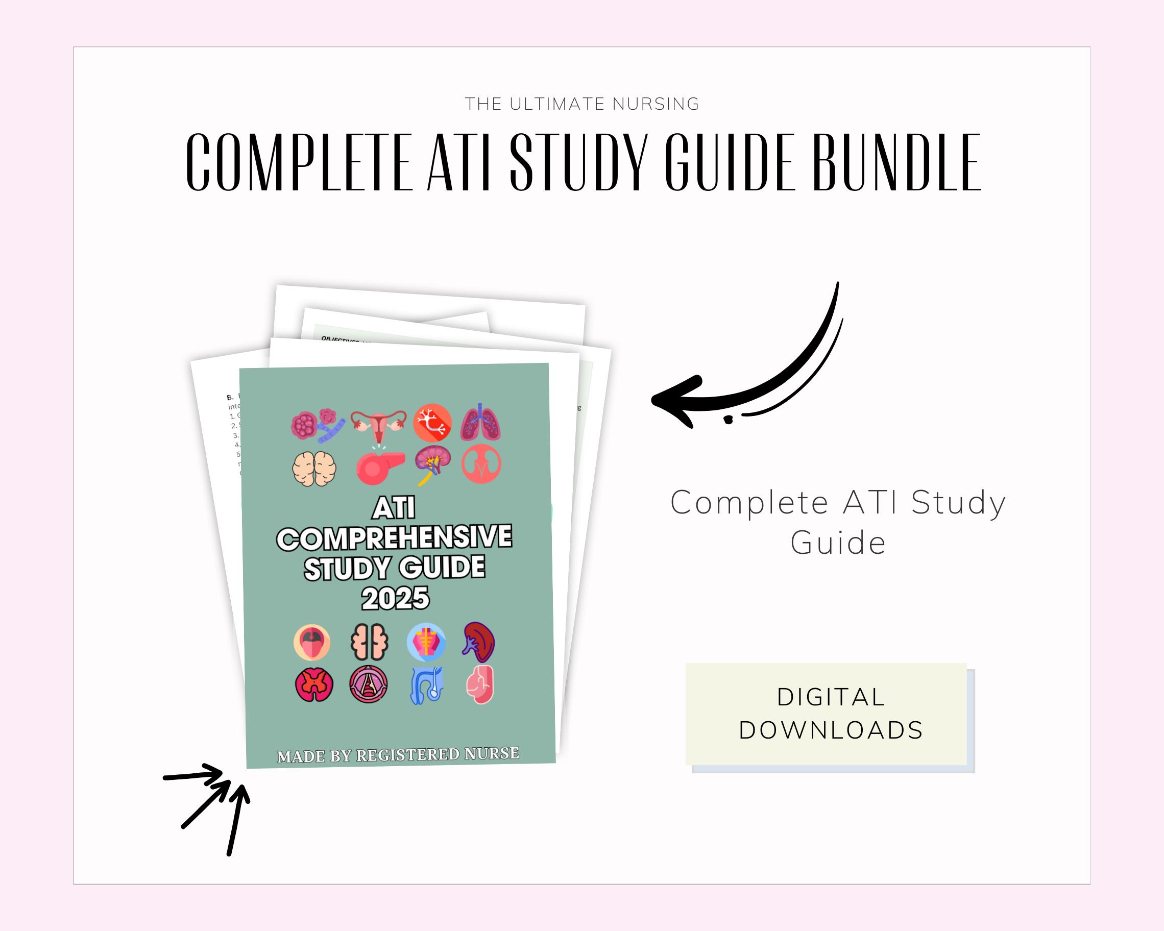 ATI Comprehensive Bundle 395+ Pages ,UPDATED 2025, Ultimate Study Guide ...