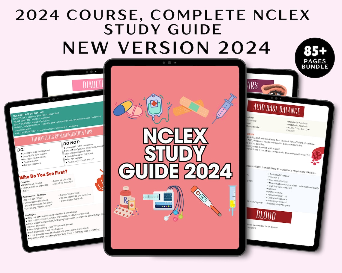 2024 Next Gen NCLEX Study Guide, Ultimate NCLEX Study Guide for the New ...