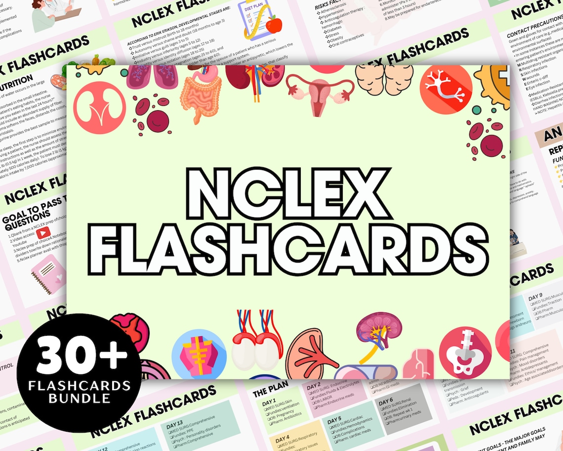 2024 Next Gen NCLEX Flashcards, Ultimate NCLEX Study Guide for the New ...