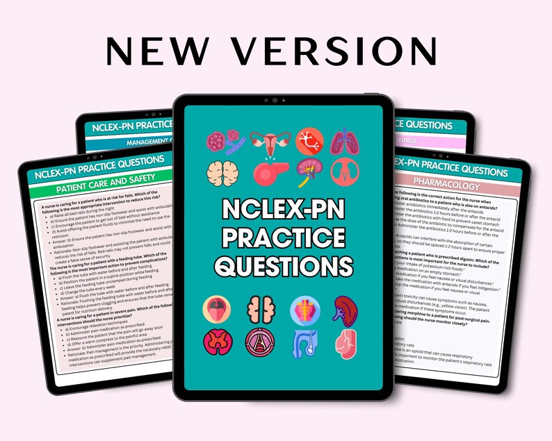 2025 Next Gen NCLEX PN Practice Questions, Ultimate NCLEX Study Guide ...