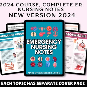 Critical Care Nursing 2024 Edition, ICU Study Guide, Med Surg, Nursing ...