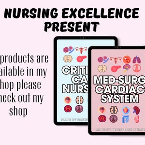 Critical Care Nursing 2024 Edition, ICU Study Guide, Med Surg, Nursing ...