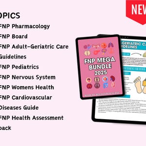 FNP Mega Bundle, FNP Disease and Pharmacology, Pediatric NP Clinical ...