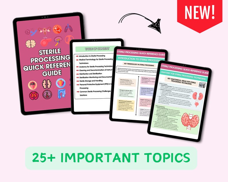 Sterile Processing Quick Reference Guide, CRCST & CBSPD Tech Notes, 9th ...