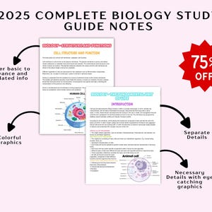 Ultimate Biology Notes 2025 Perfect for Students to Learn and Succeed ...