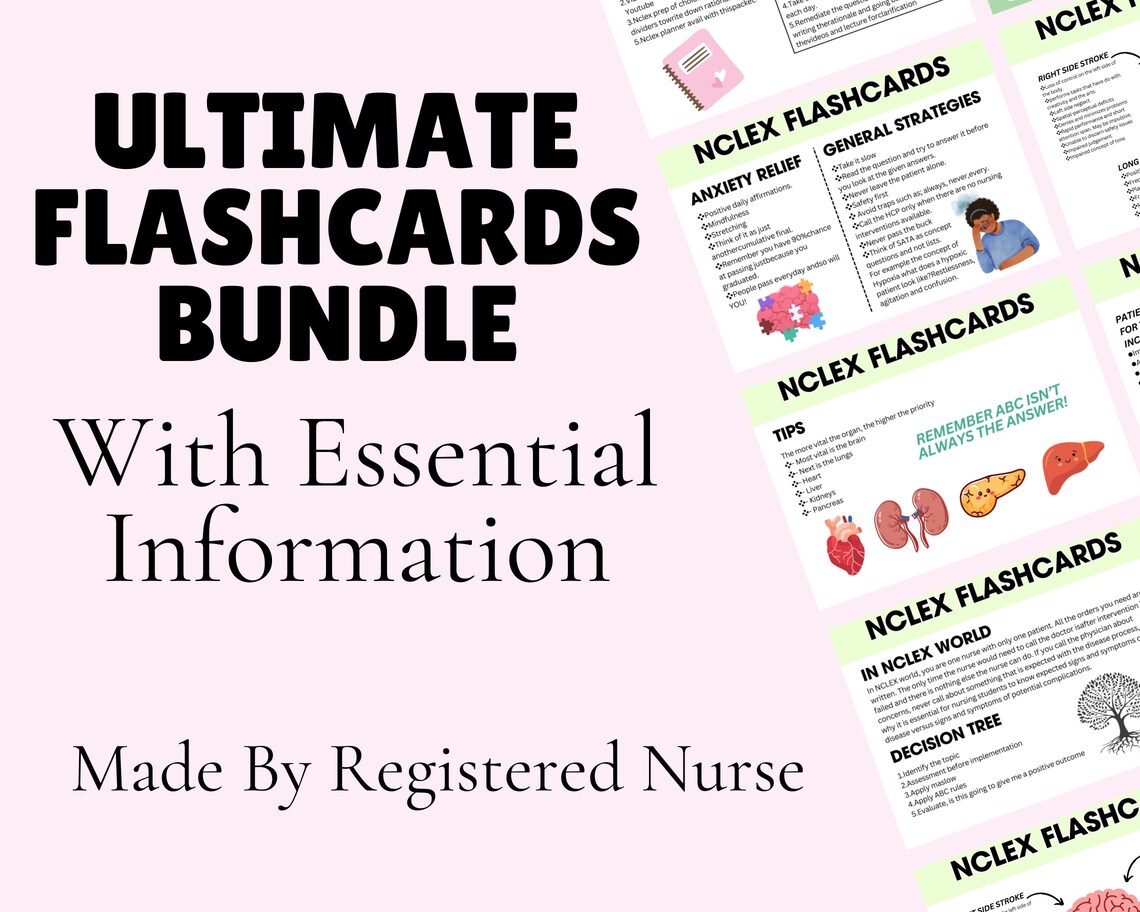 2024 Next Gen NCLEX Flashcards, Ultimate NCLEX Study Guide for the New ...