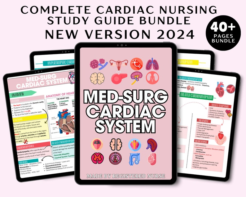 Cardiovascular System and Disorders With Cardiac Rhythms 2024 Nursing ...