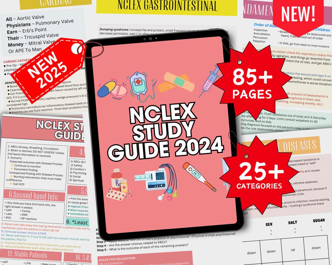 2024 Next Gen NCLEX Study Guide, Ultimate NCLEX Study Guide for the New ...