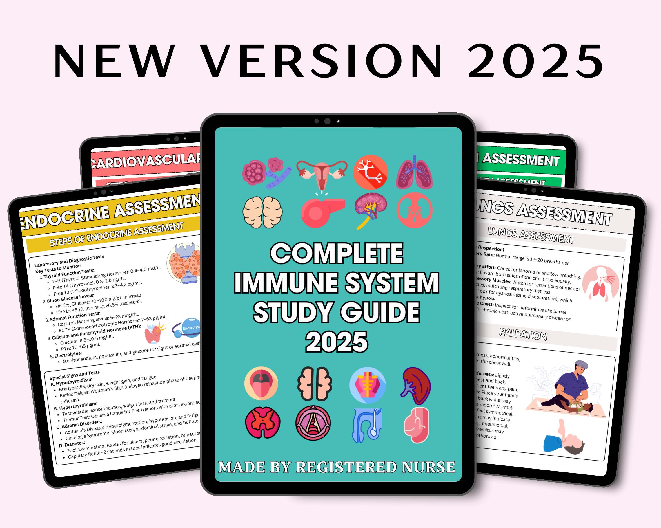 Nursing Health Assessment Study Guide Bundle (digital Download) - Etsy