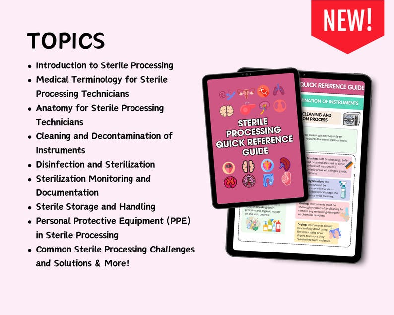 Sterile Processing Quick Reference Guide, CRCST & CBSPD Tech Notes, 9th ...