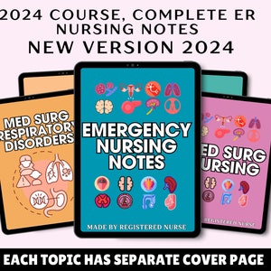 Comprehensive Nursing School Bundle With Hyperlinked | Study Guide Bundle | Nursing School Note ...
