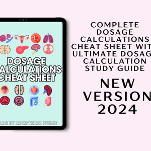 Dosage Calculations With Dosage Calculation Study Guide, Nursing Notes ...