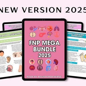 FNP Mega Bundle, FNP Disease and Pharmacology, Pediatric NP Clinical ...