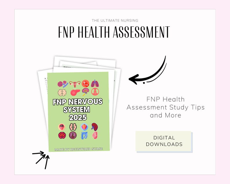 UPDATED for 2025! Fnp Health Assessment, FNP Studyguide, FNP Nervous ...