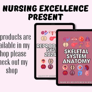 Advance Anatomy & Physiology II Bundle With Flashcards, Anatomy Study ...