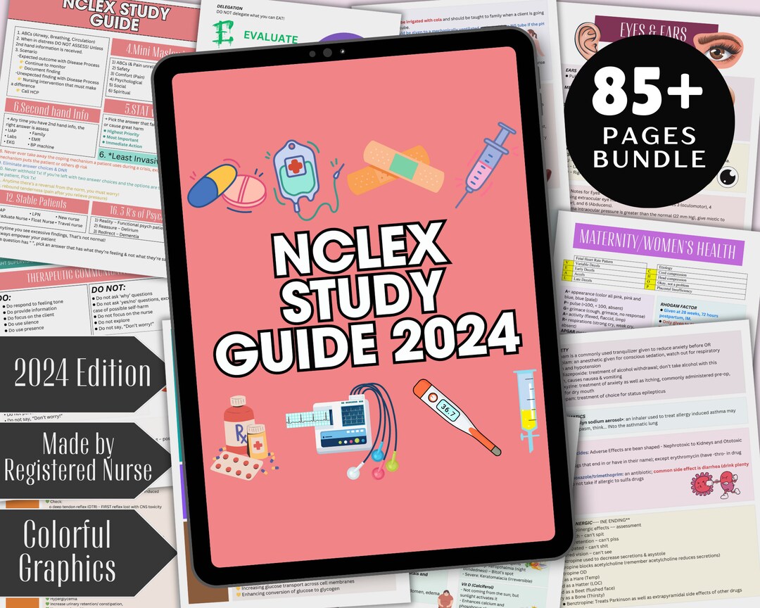 2024 Next Gen NCLEX Study Guide, Ultimate NCLEX Study Guide for the New ...