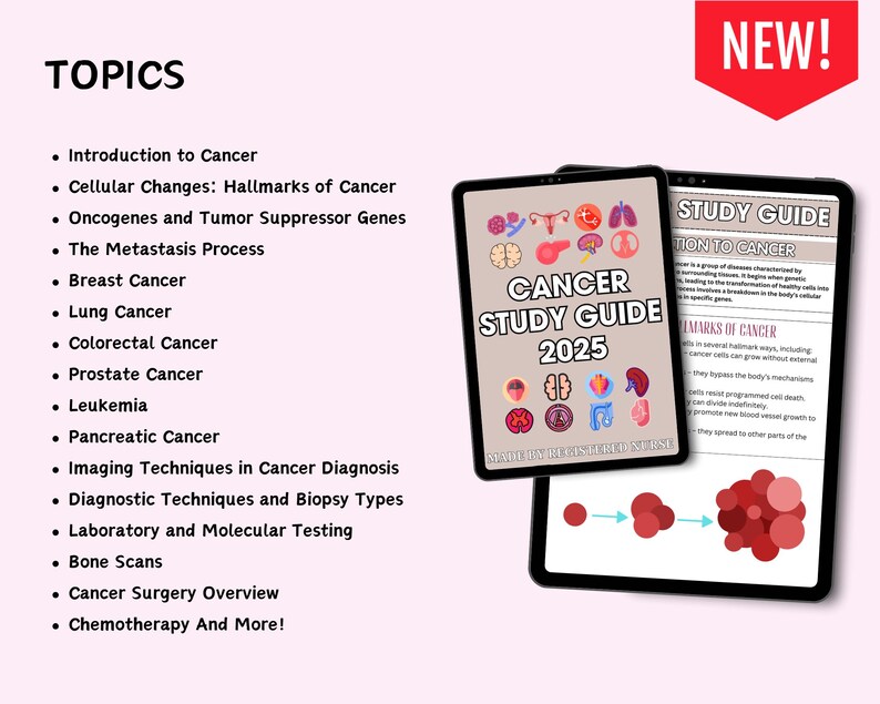 Cancer Nursing Notes 25+ Pages, Nurse Notes, Nursing Study Guide ...