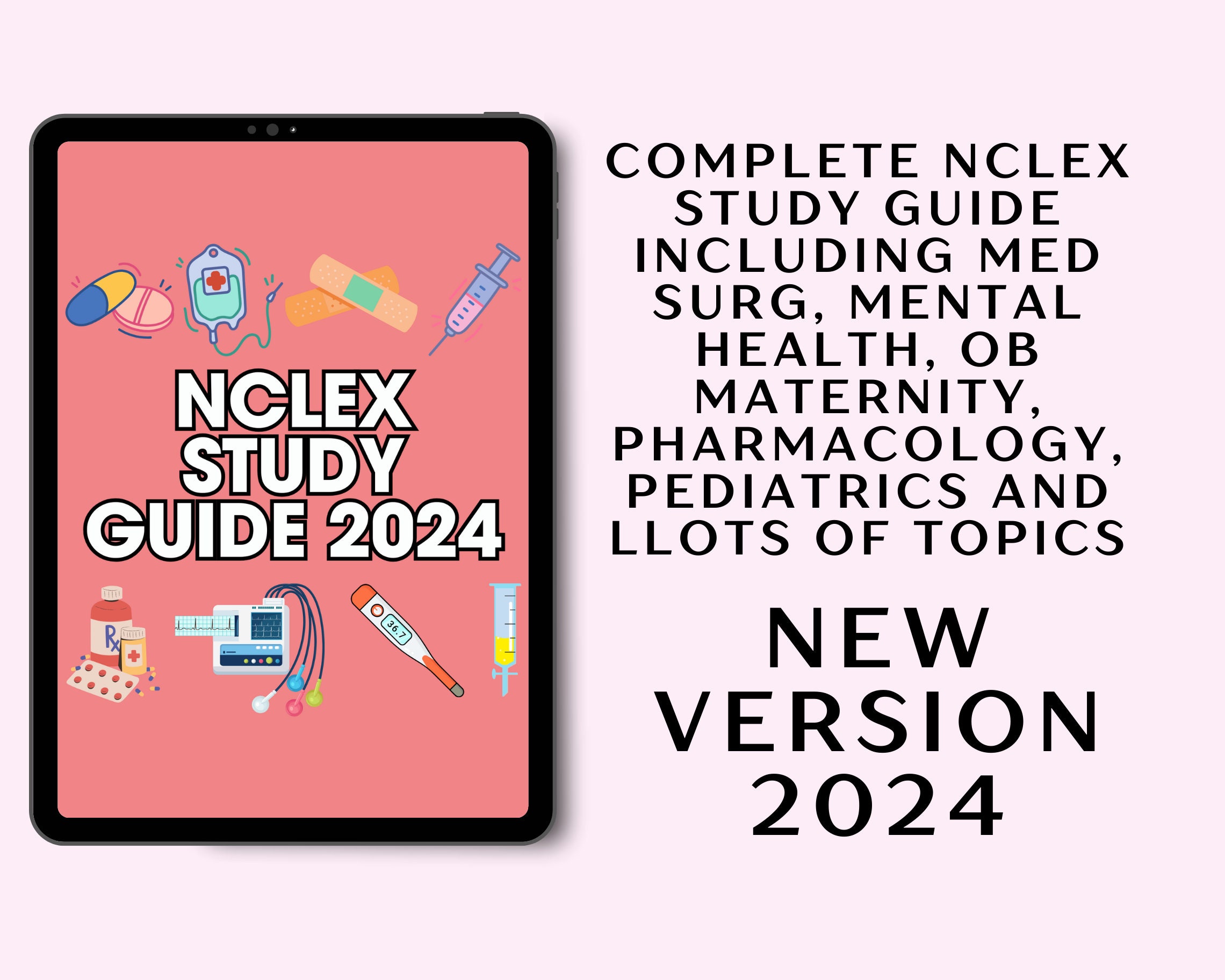 2024 Next Gen NCLEX Study Guide, Ultimate NCLEX Study Guide for the New ...