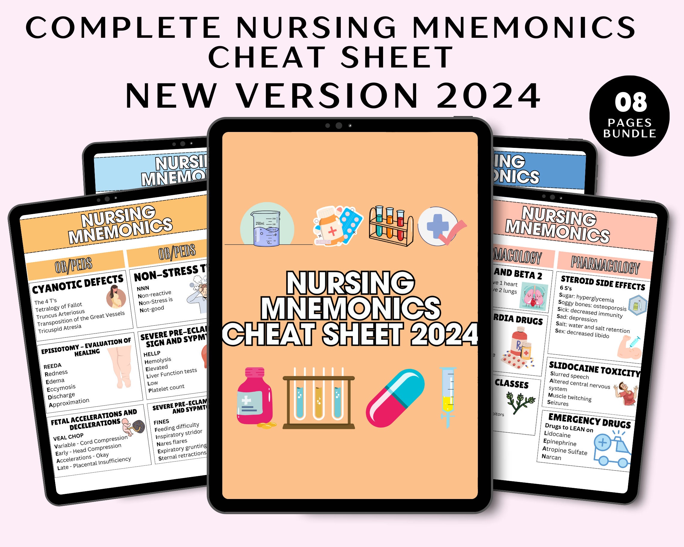 Nursing Mnemonics Cheat Sheet Part 2 Of 3 Nursing