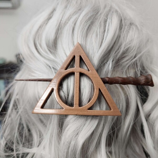 Deathly Hallows Pin - Etsy