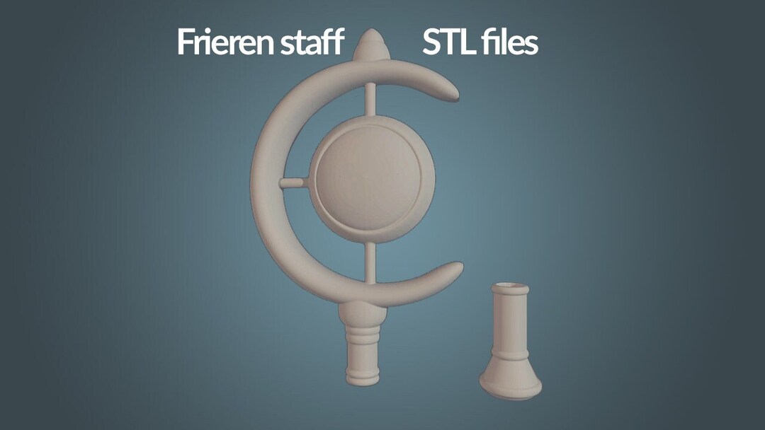 Frieren Magic Staff 3D Printing Files - Etsy