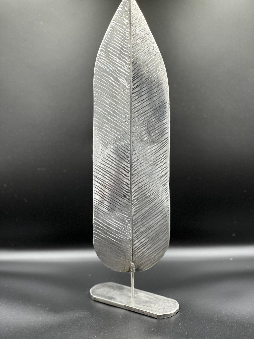 Metal Sculpted Feather, Feather Art, Native American Art, Metal Wall ...