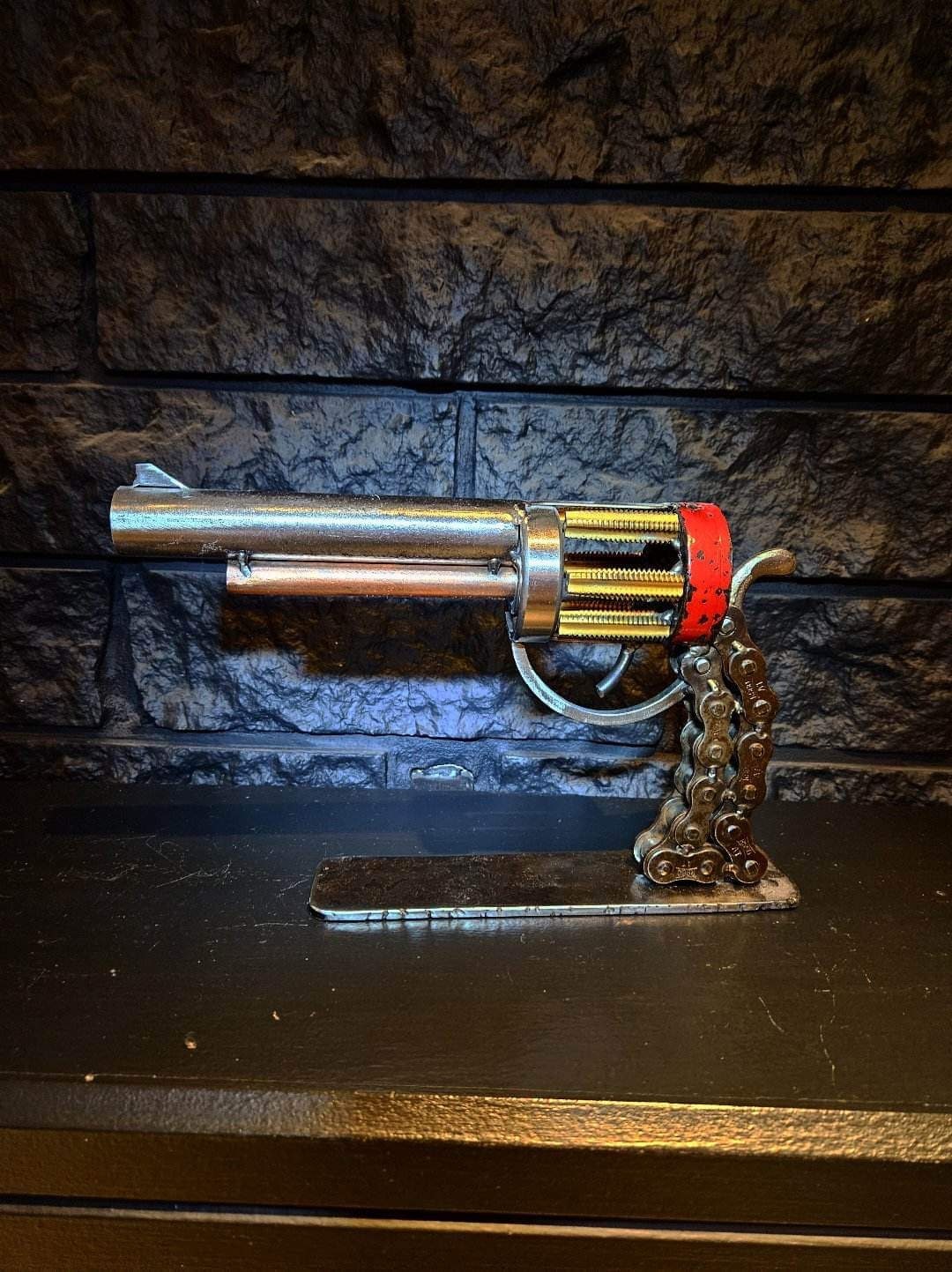 REPLICA GUN ART, Revolver, Six Shooter, Firearm Art, Gift for Hunter ...