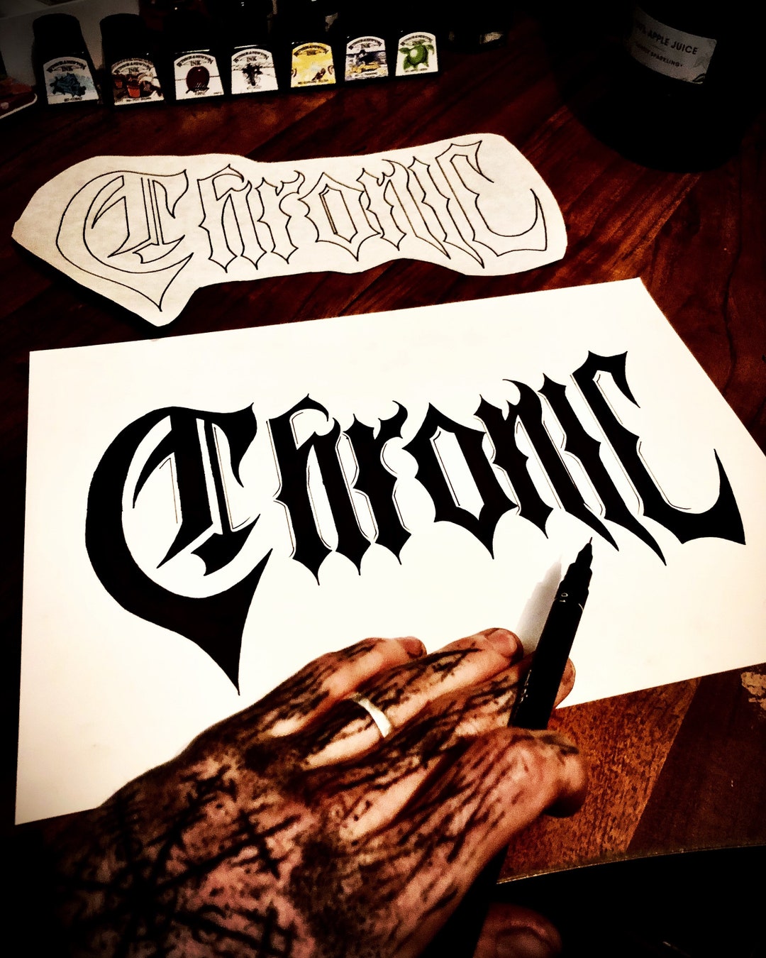 CHRONIC GOTHIC SCRIPT - Etsy