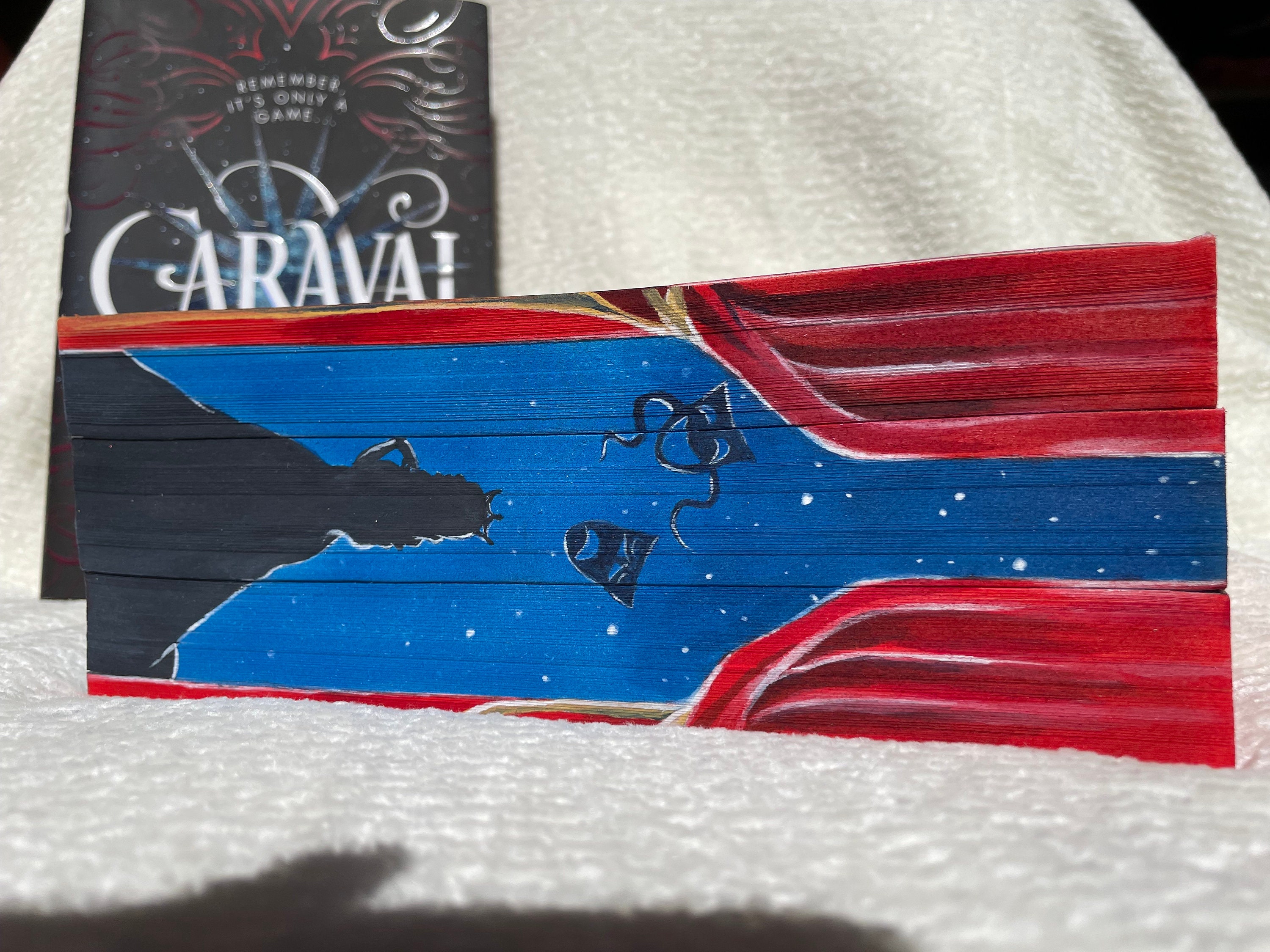 Caraval Sprayed Edges Jaspage Fore Edge Painting - Etsy