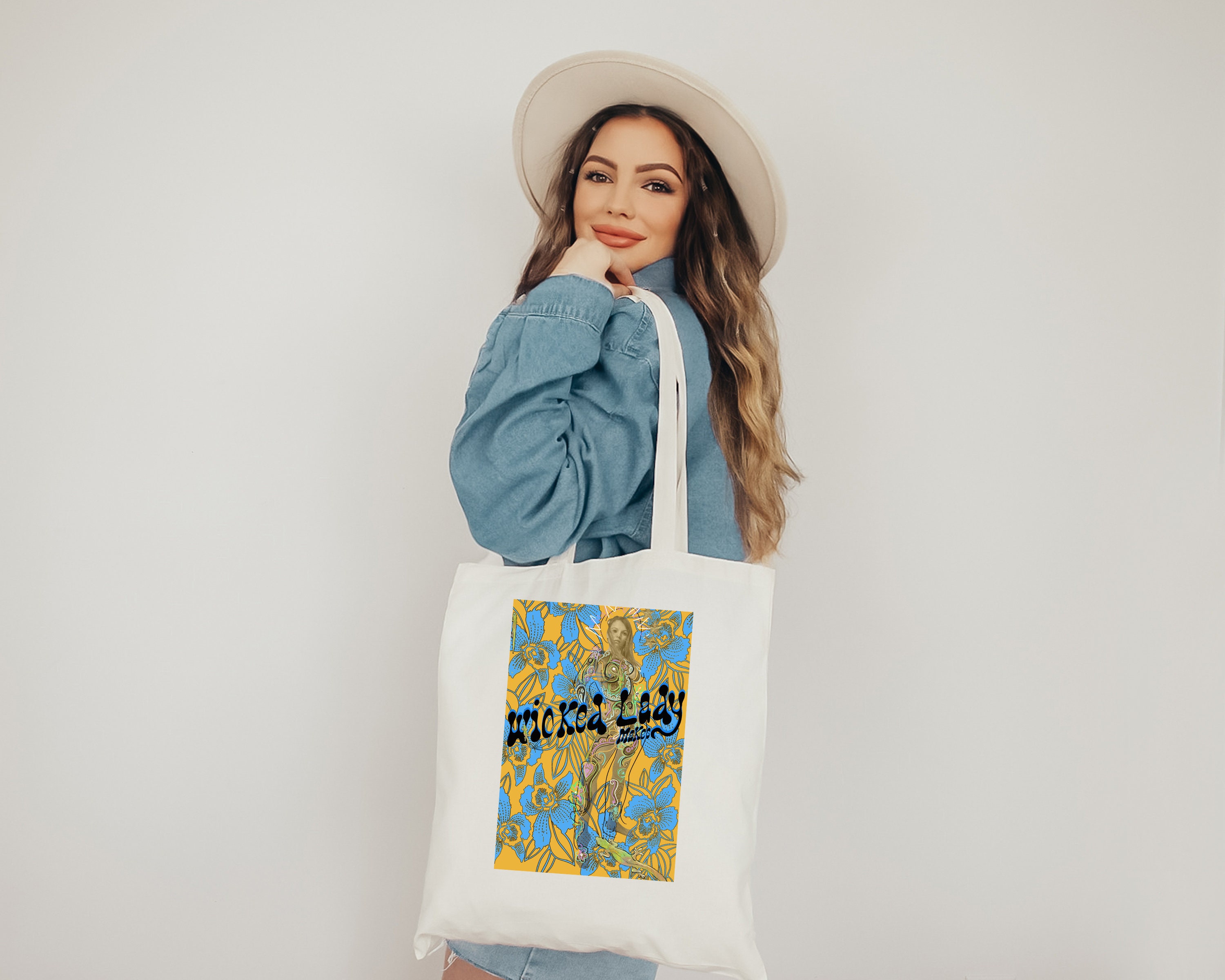 Feminist Art Tote Bag | Market Tote Bag| Maximalist Canvas Bag | Cute ...