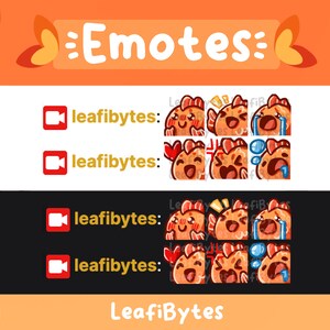 Cute Funny Goldfish Emotes | Twitch/discord | Bundle of 6 - Etsy