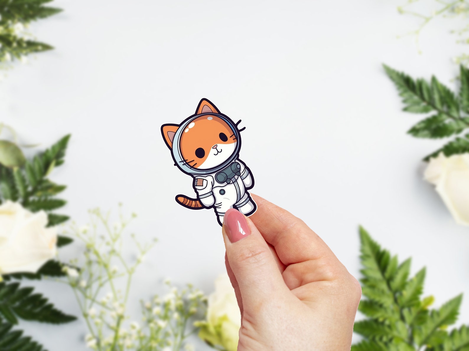 Cat in Space Suit Sticker | Stickers | Cute | Space | Astronaut - Etsy