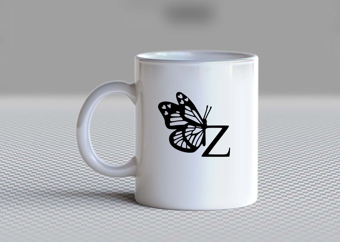 Z Letter Svg Files, Alphabet Svg, Butterfly Svg, Vector, Png, Dxf, Pdf ...