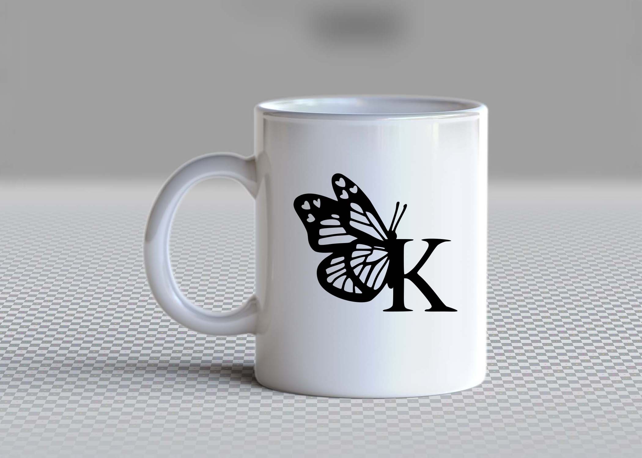 K Letter Svg Files, Alphabet Svg, Butterfly Svg, Vector, Png, Dxf, Pdf ...